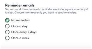 How do reminders work?