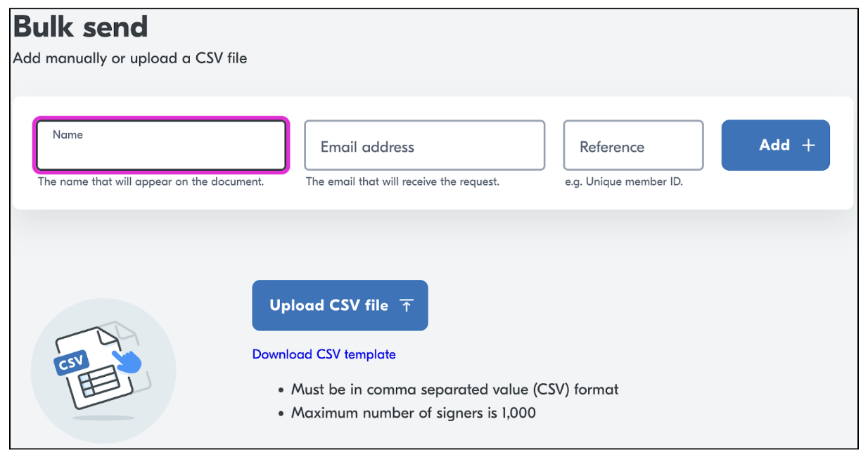 What is bulk sending?
